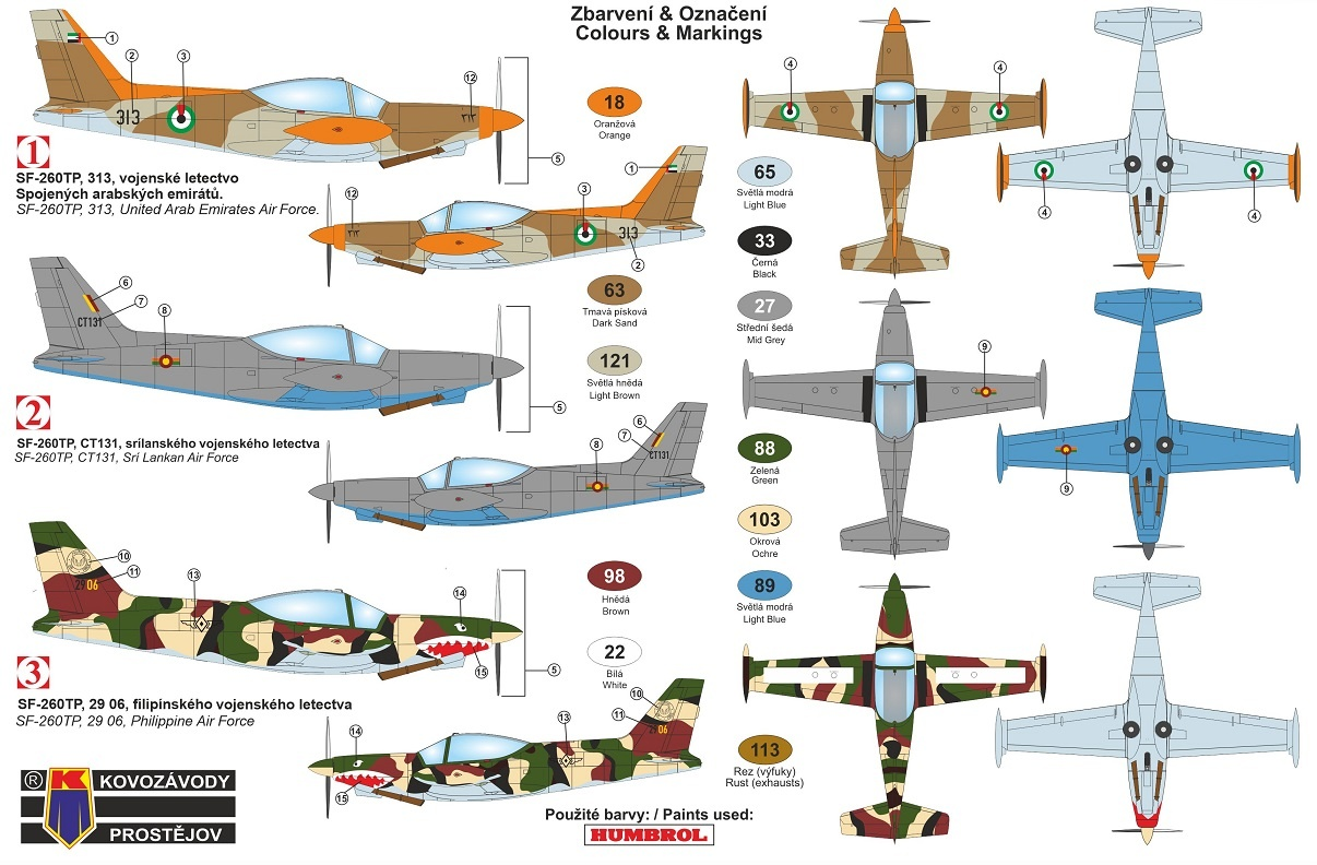 KP Models' 1/48th Scale SIAI SF-260TP | Modelers Alliance