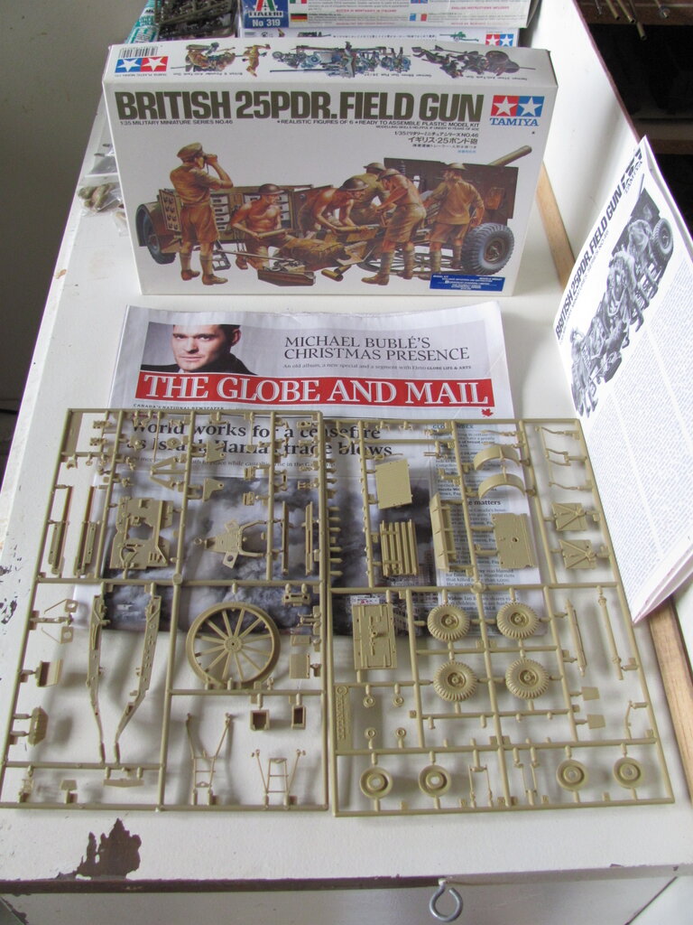 25 Pounder Gun & Newspaper | Modelers Alliance