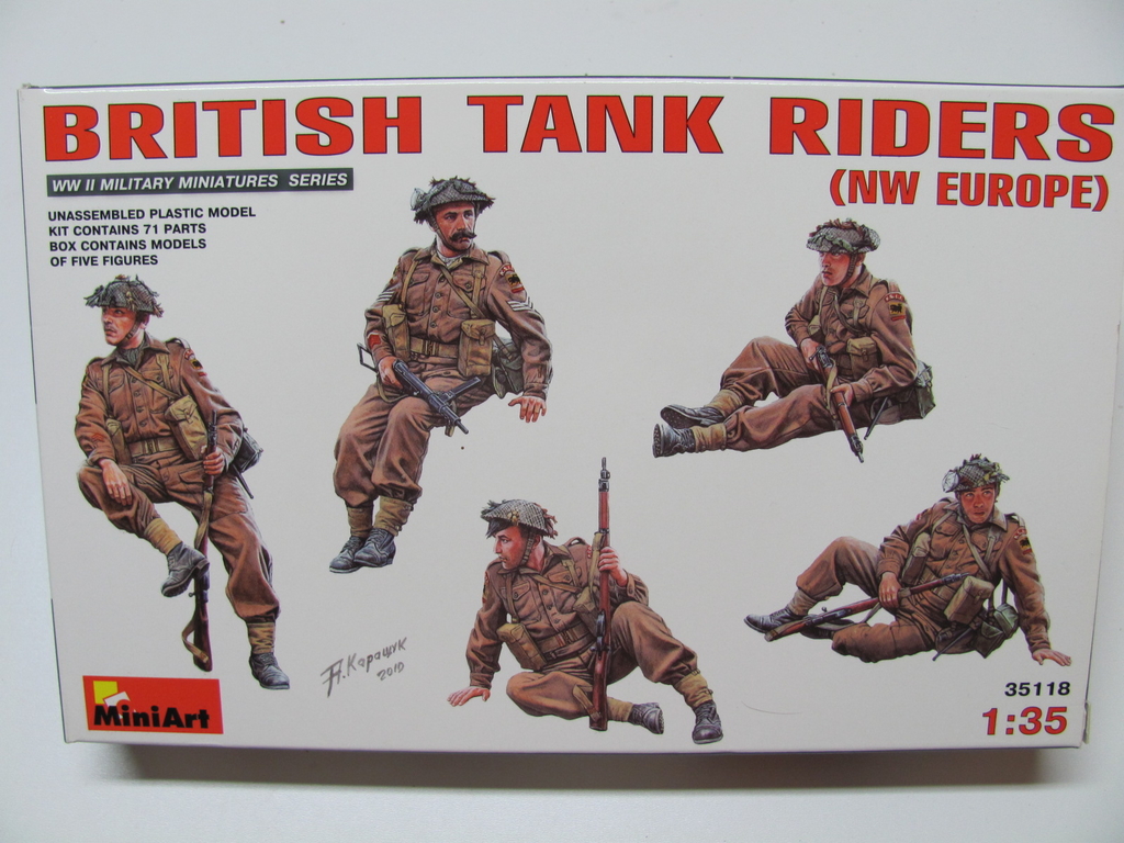 MiniArt BRitish Tank Riders NW Europe | Modelers Alliance