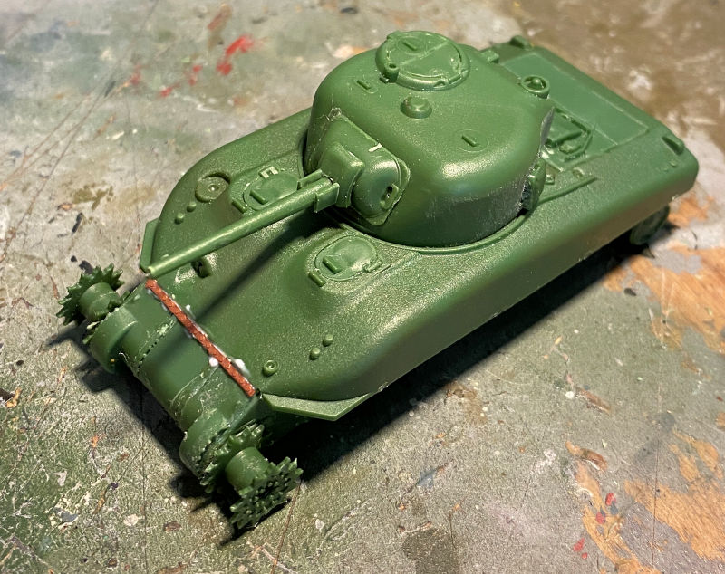 WIP US Sherman with T-17 Rockets IIIa.jpg | Modelers Alliance