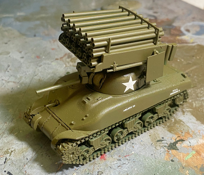 WIP US Sherman with T-17 Rockets IX.jpg | Modelers Alliance